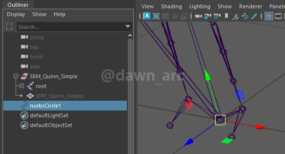 [Maya]Rigging 04 - Controller
